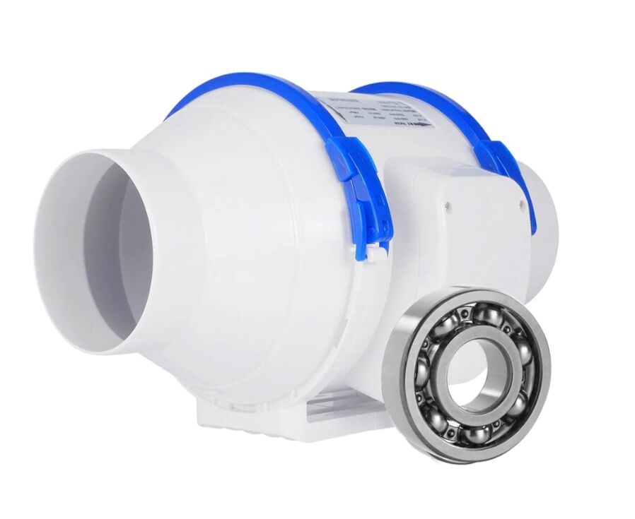 Канальный вентилятор Hon&Guan GF-100P из ABS-пластика со смешанным потоком по цене 4 560 руб ...