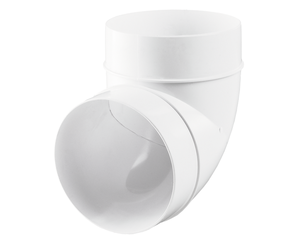 121 d100 колено 90 пластиковое в интернет-магазине ventstar.ru